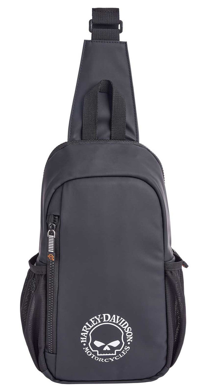 Borsa a tracolla Harley-Davidson® Super Sling, con logo Willie G Skull ...